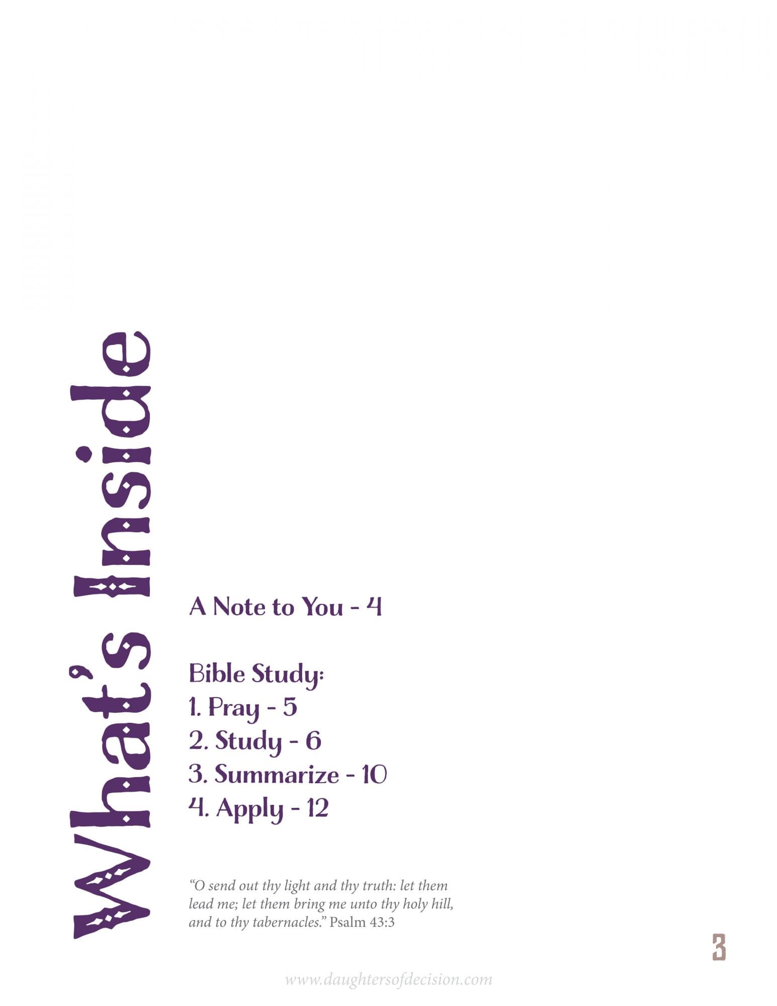 Beautiful Blizzard Wisdom Bible Study - Daughters of Decision