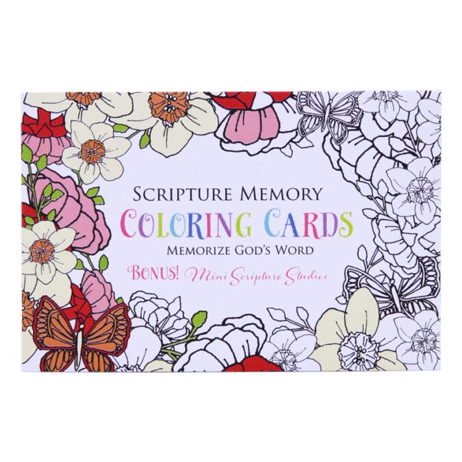 Scripture Memory Coloring Cards - Daughters of Decision