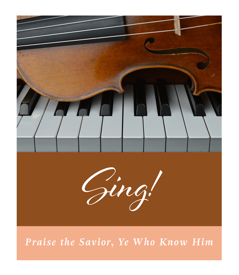 Praise the Savior, Ye Who Know Him - Daughters of Decision