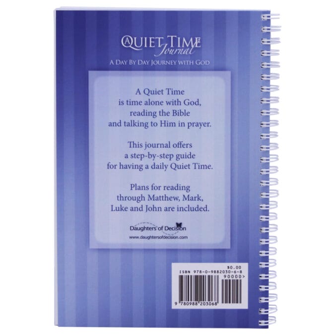 The A Quiet Time Journal - Five Verisons - by Daughters of Decision