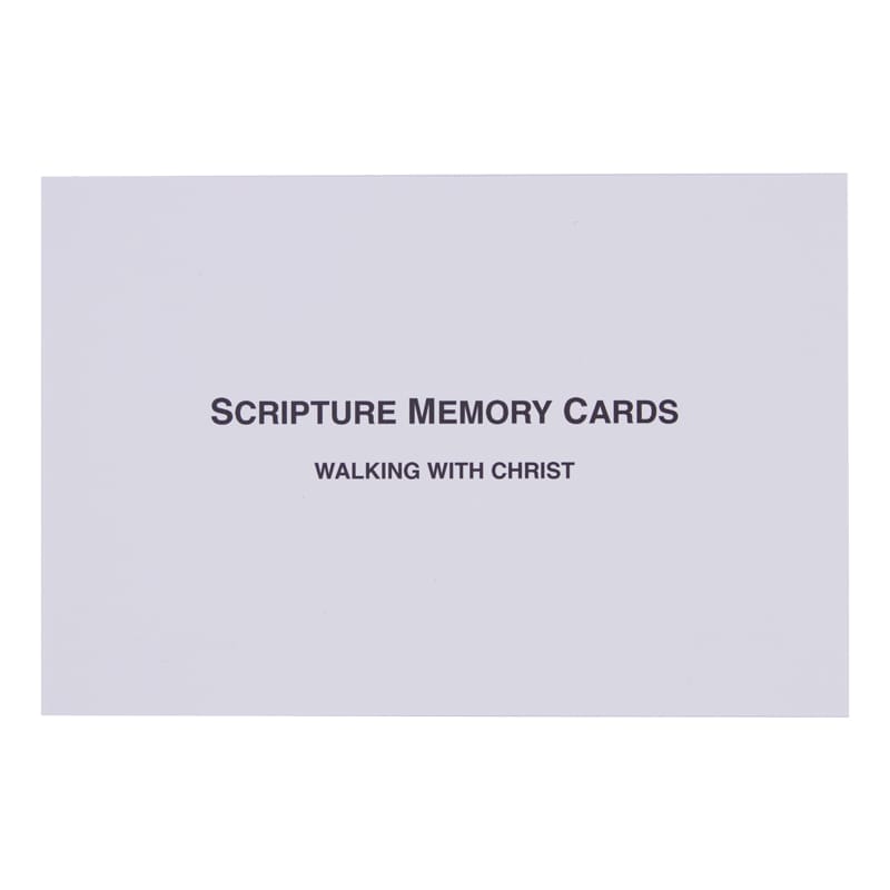 Men's Scripture Memory Cards - Daughters of Decision
